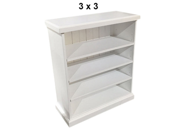 LOWLINE (AUSSIE MADE) BOOKCASE (MDF RANGE) - 900(H) X 1500(W) - WHITE ...