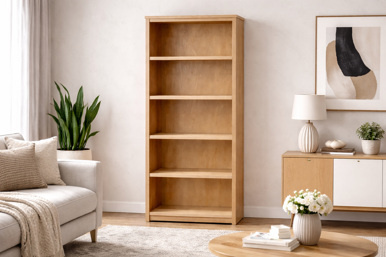 Chatswood (AUSSIE MADE) Highline Bookcase With Smooth Ply Backing Coll ...